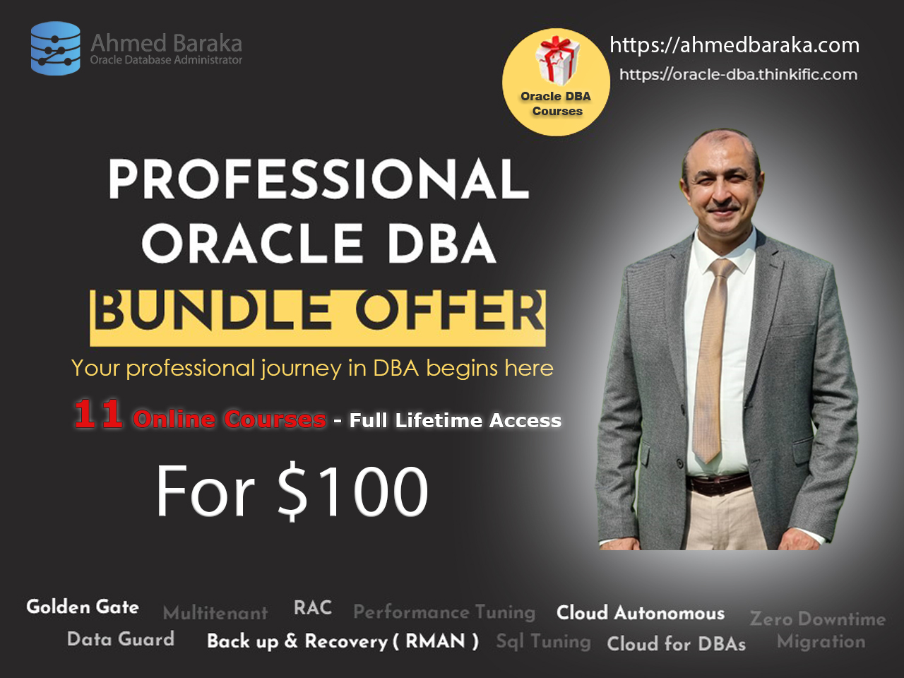 Ahmed Baraka DBA – Oracle DBA Courses for DBAs